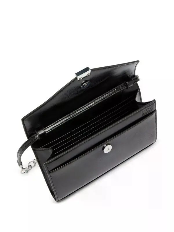 DIESEL® Wallet Purse In Shiny Wrinkled Leather