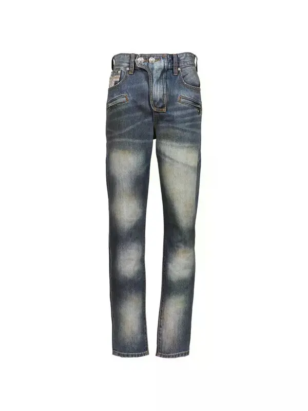 424 Dark Washing Jeans - Blue