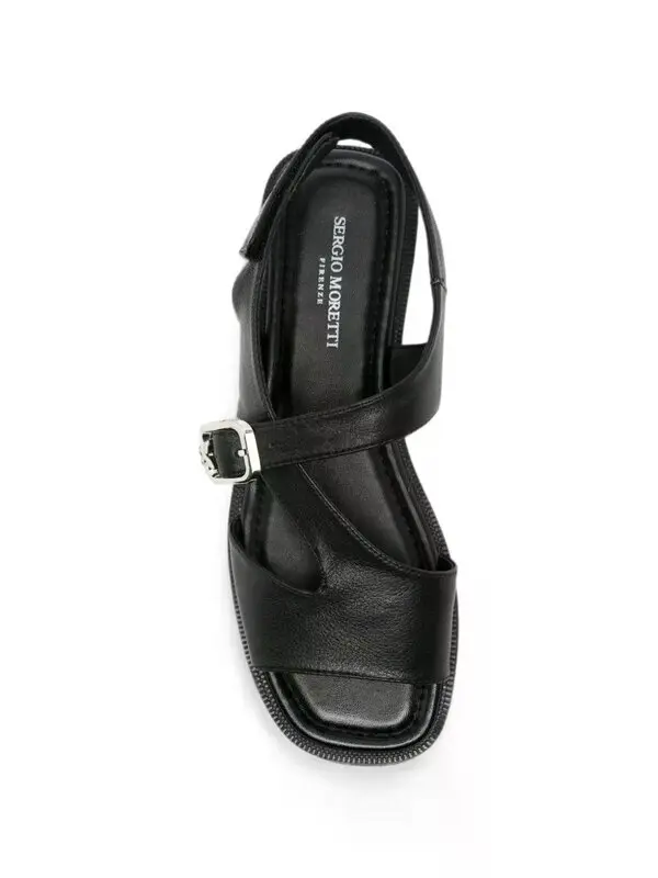 SERGIO MORETTI FIRENZE Buckle-fastening Slingback Sandals