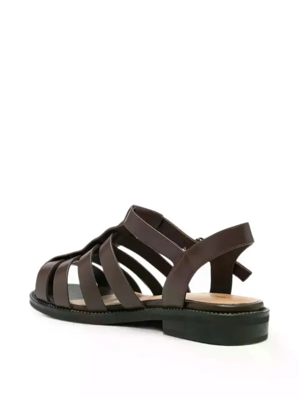 SERGIO MORETTI FIRENZE Buckle-fastening Cage Sandals