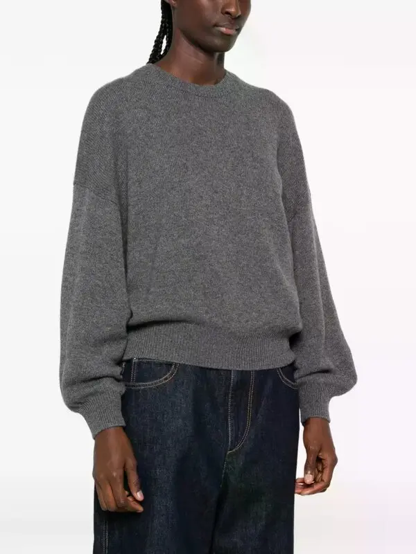 LISA YANG Crew-neck Balloon-sleeve Sweater