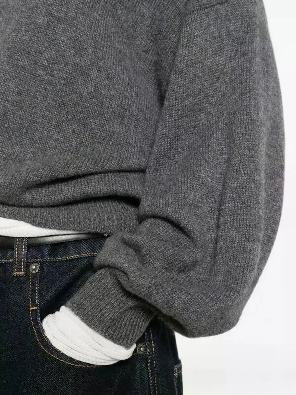 LISA YANG Crew-neck Balloon-sleeve Sweater