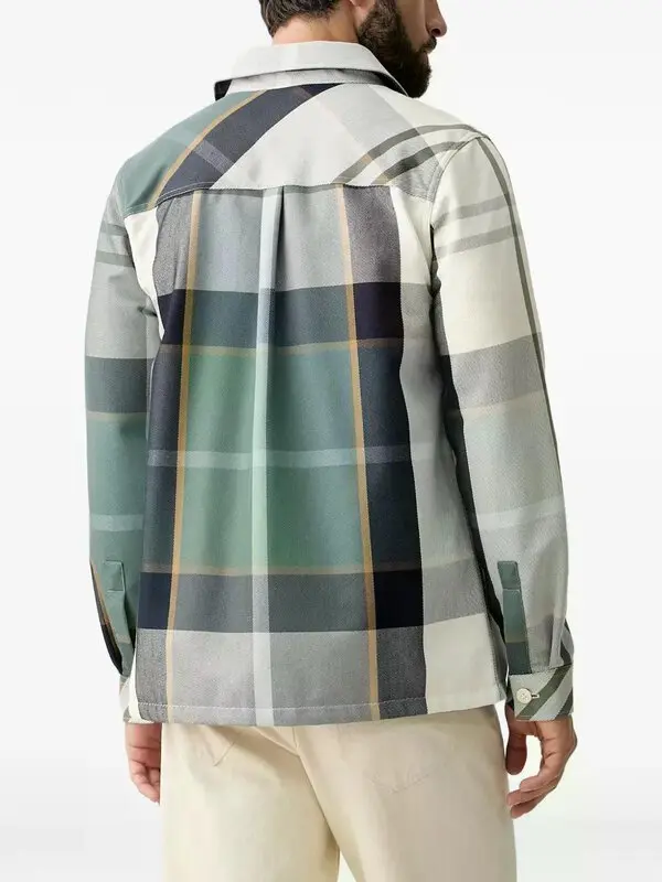 Barbour Etterick Tartan-print Zip-up Overshirt