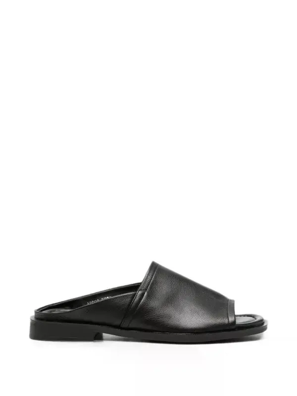 SERGIO MORETTI FIRENZE Open-toe Leather Sandals