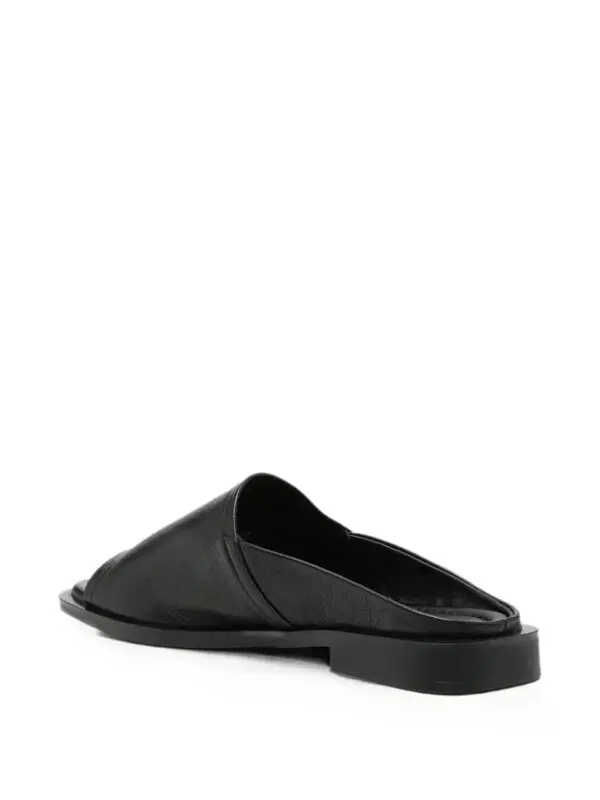 SERGIO MORETTI FIRENZE Open-toe Leather Sandals