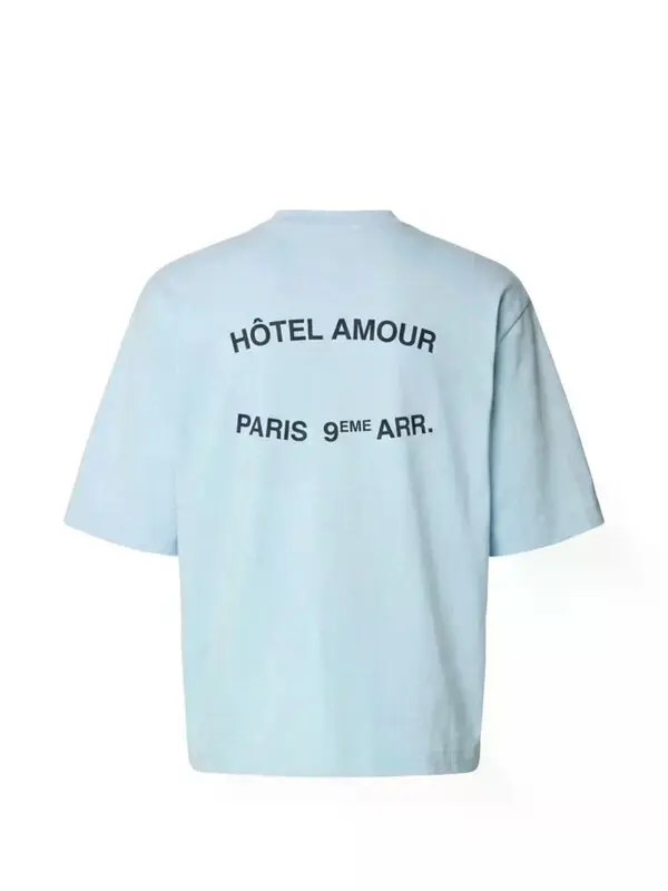 SELECTED X Hotel Amour Logo-print T-shirt