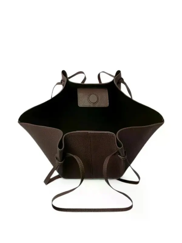 Yuzefi Mochi Leather Shoulder Bag - Brown