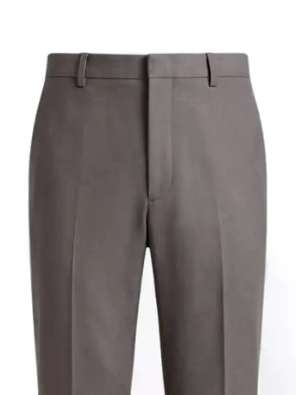 JIL SANDER Belt-loops Pressed-crease Trousers