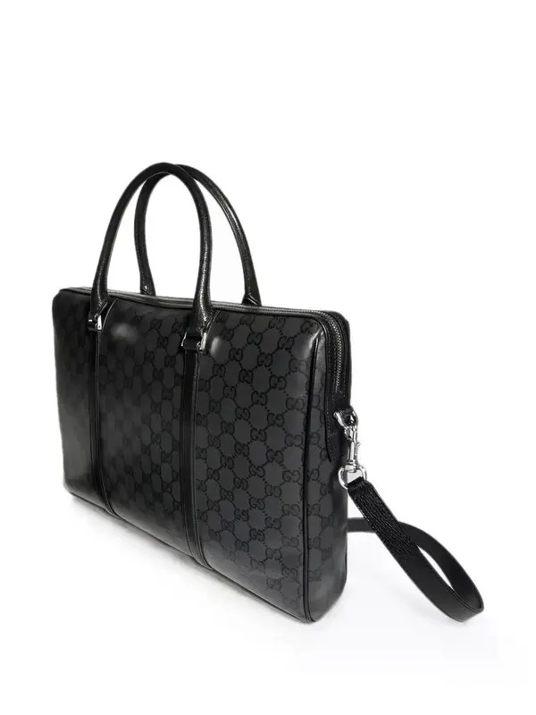 Gucci Medium Essence Classic Gg Supreme Briefcase