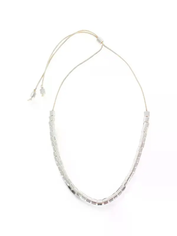 Federica Tosi Alma Beaded Necklace - Silver