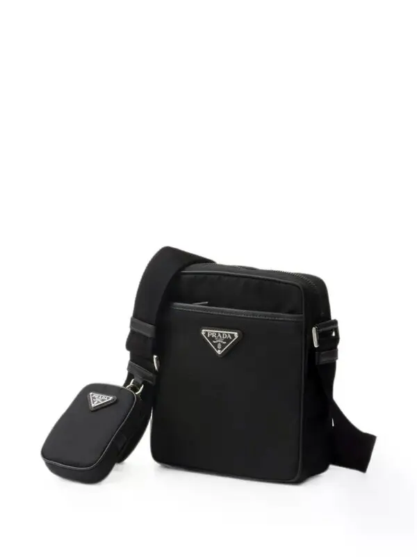 Prada Logo-plaque Pouch Messenger Bag