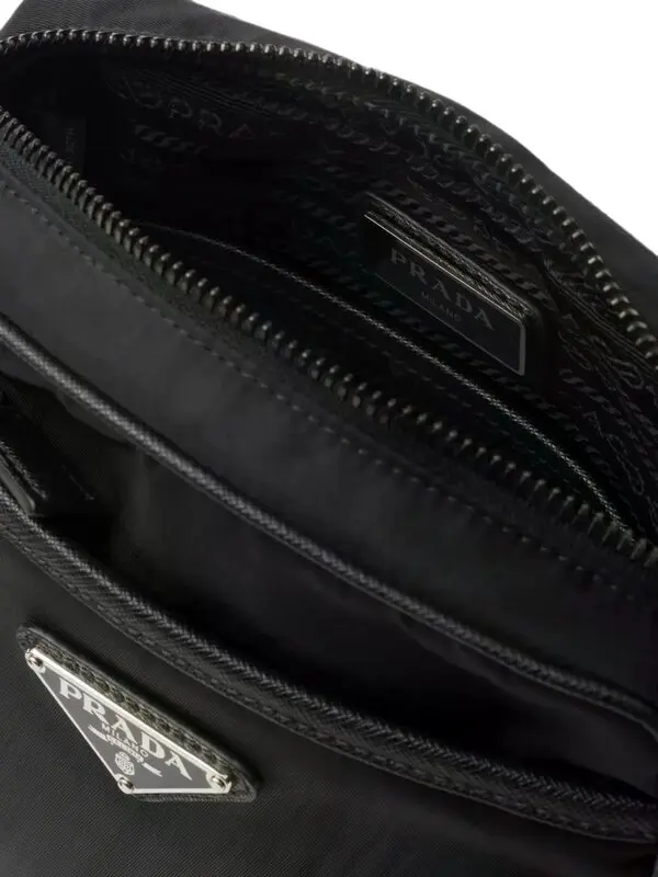 Prada Logo-plaque Pouch Messenger Bag