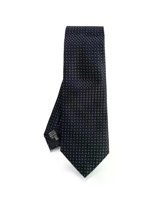 Giorgio Armani Geometric-pattern Tie