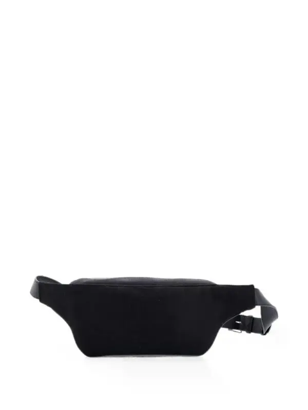 Saint Laurent Classic Monogram Canvas Belt Bag - Black