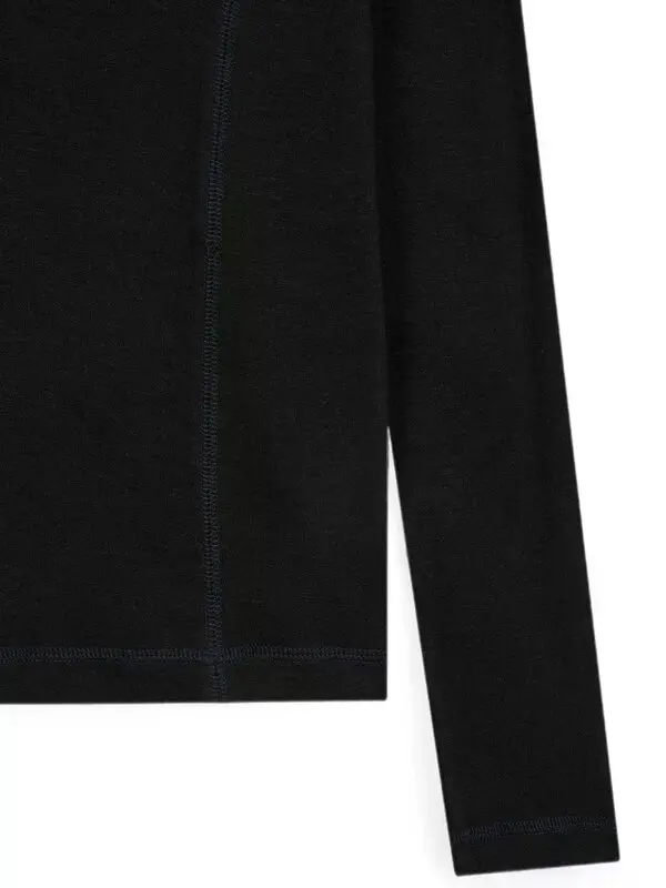 STUDIO TOMBOY High-neck T-shirt With Button Details
