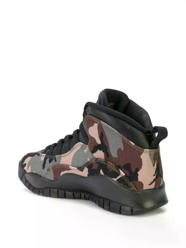 JORDAN Air 10 Woodland Camo Sneakers
