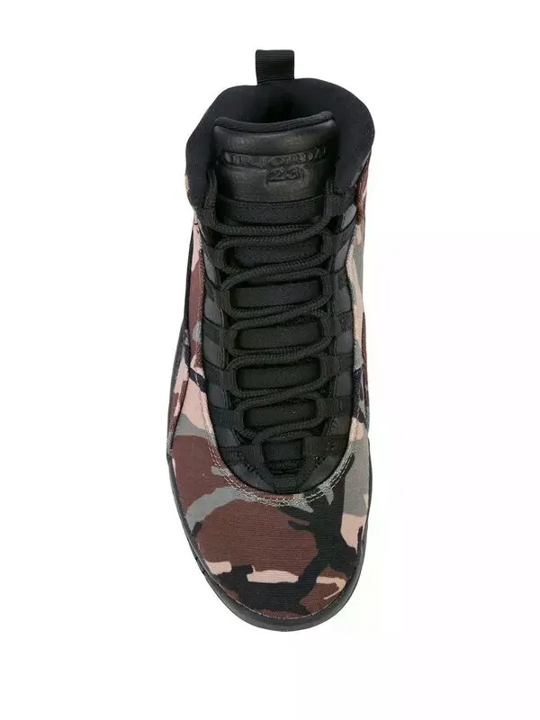 JORDAN Air 10 Woodland Camo Sneakers
