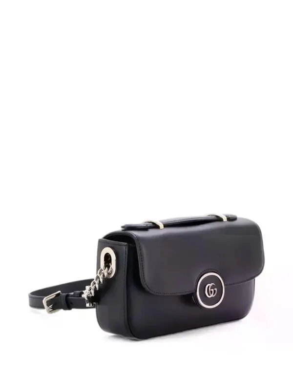 Gucci Petite Gg Flap Leather Mini Shoulder Bag