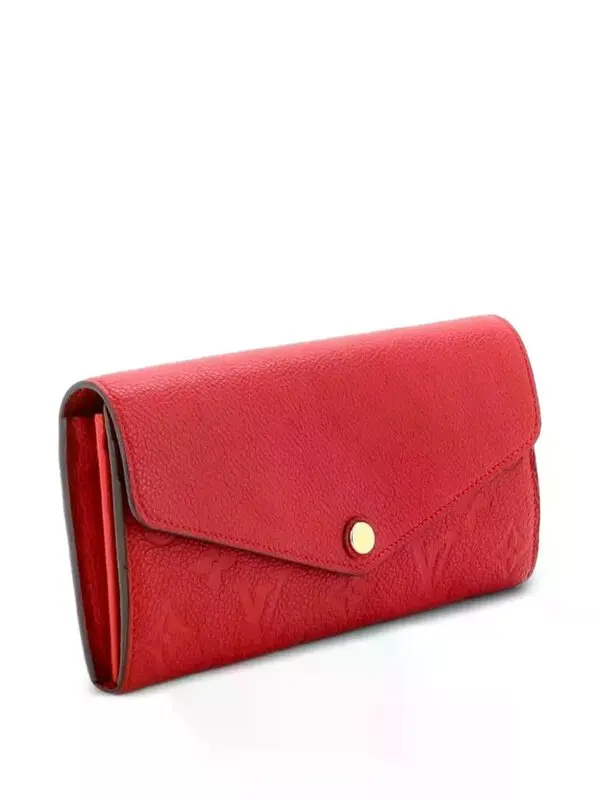 LOUIS VUITTON Sarah Wallet Nm Monogram Empreinte Leather Small Wallets