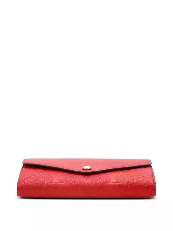 LOUIS VUITTON Sarah Wallet Nm Monogram Empreinte Leather Small Wallets