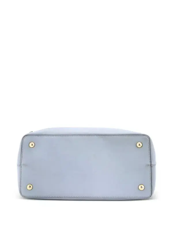 Fendi 2jours Bag Leather Petite Satchel - Blue