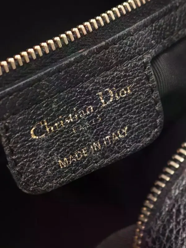 Dior 2000-2026 Leather Cannage Tote Bag - Black