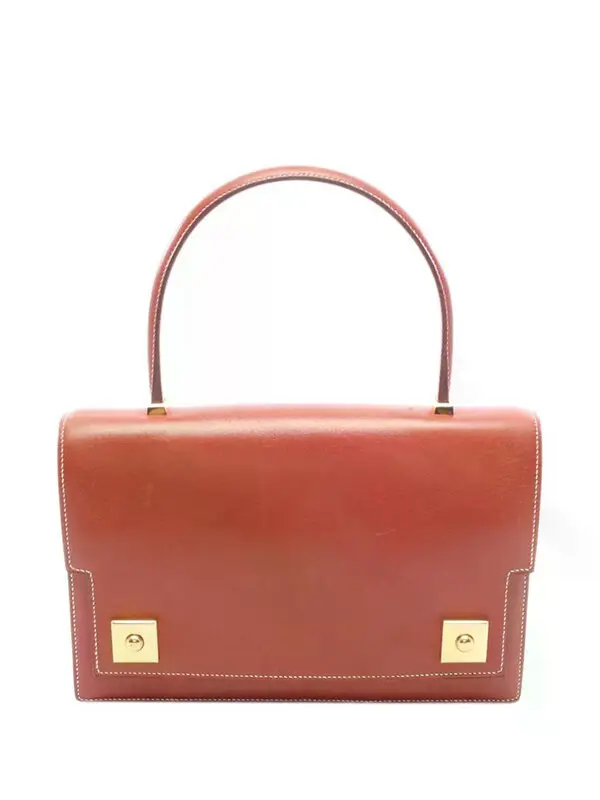 Hermès 1992 Box Calf Piano Handbag - Brown