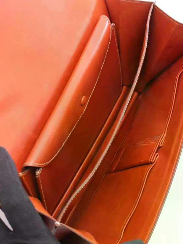 Hermès 1992 Box Calf Piano Handbag - Brown
