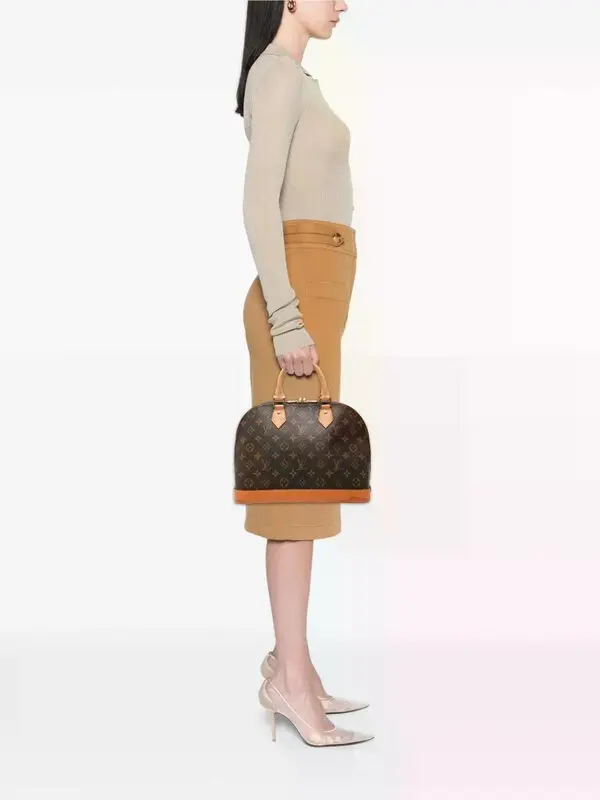 LOUIS VUITTON 2020 Monogram Alma Pm Handbag - Brown