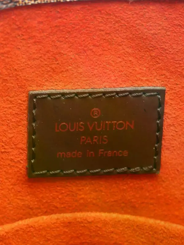 LOUIS VUITTON Damier Ebene Sac Plat Tote Bag