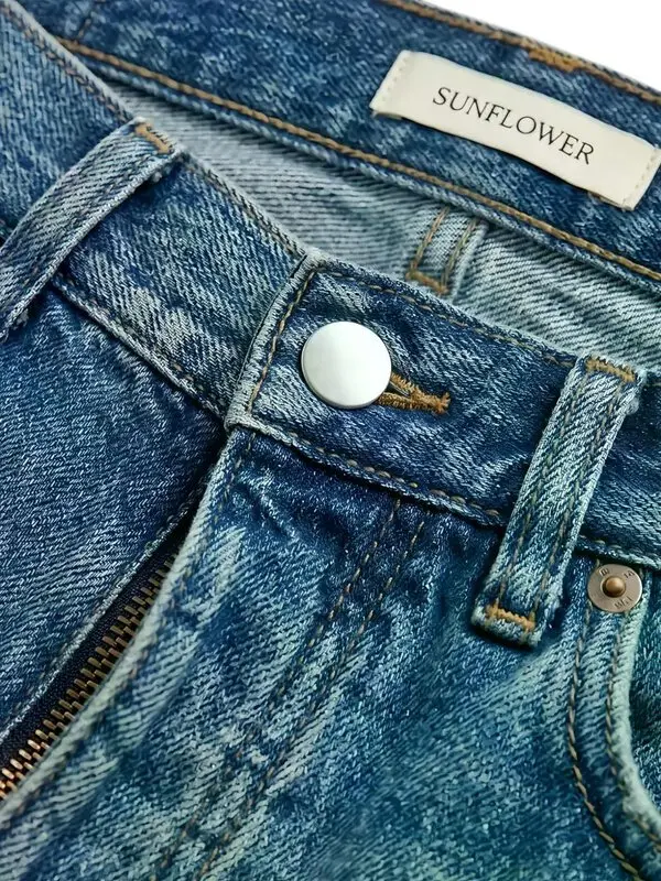 SUNFLOWER Washed´-effect Straight-leg Jeans