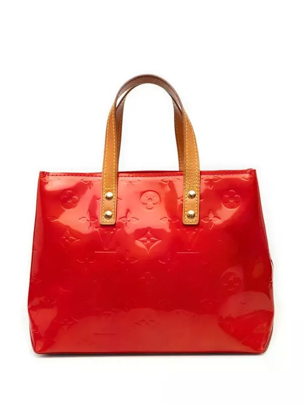 LOUIS VUITTON Monogram Vernis Reade Pm Handbag - Red