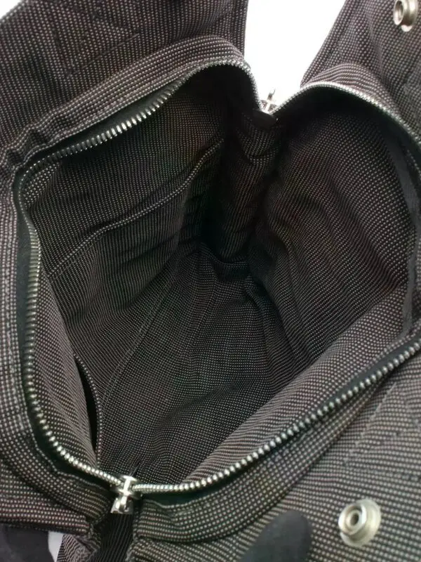 Hermès 1990-2010 Canvas Herline Pm Backpack - Grey