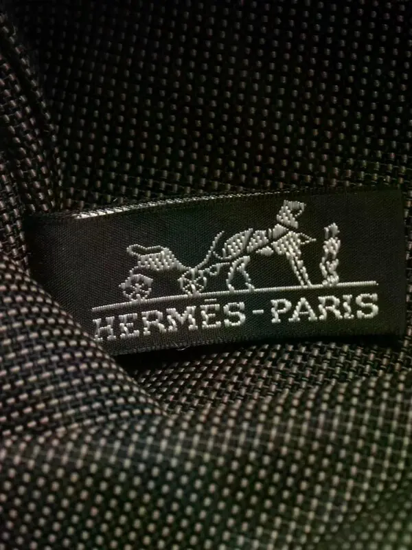 Hermès 1990-2010 Canvas Herline Pm Backpack - Grey