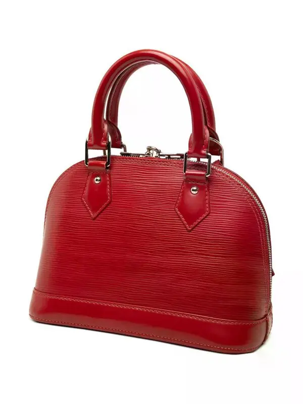 LOUIS VUITTON 2013 Epi Alma Bb Satchel - Red