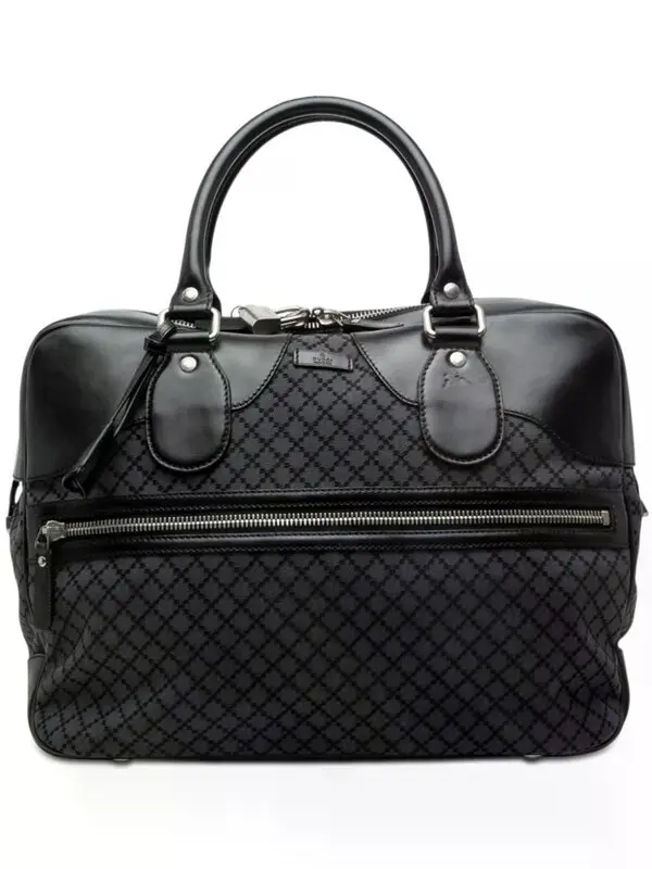 Gucci Diamante Canvas Travel Bag
