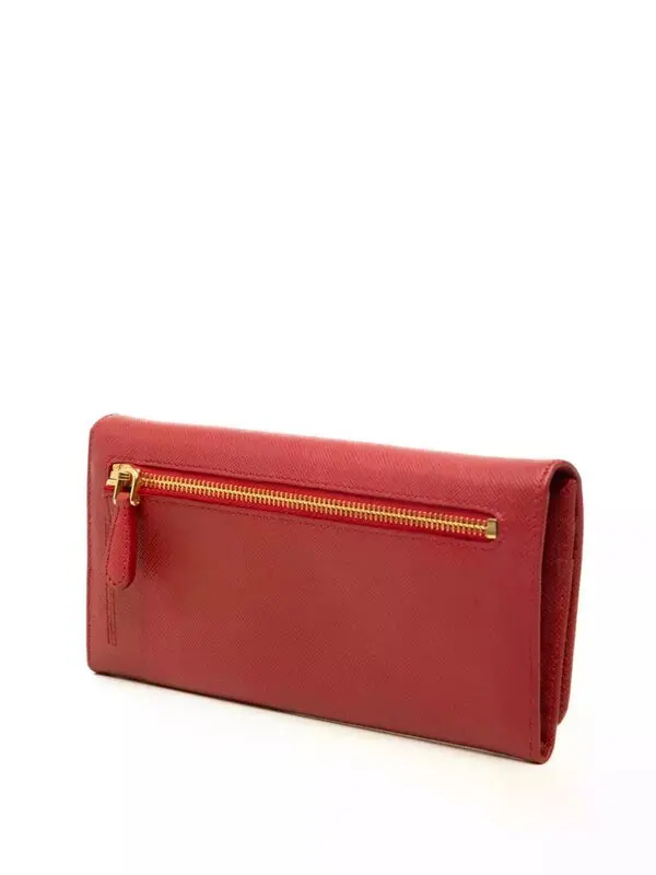 Prada 2010-2026 Saffiano Continental Wallet Long Wallets