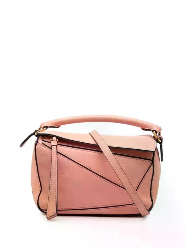 Loewe 2021 Mini Calfskin Puzzle Satchel - Pink