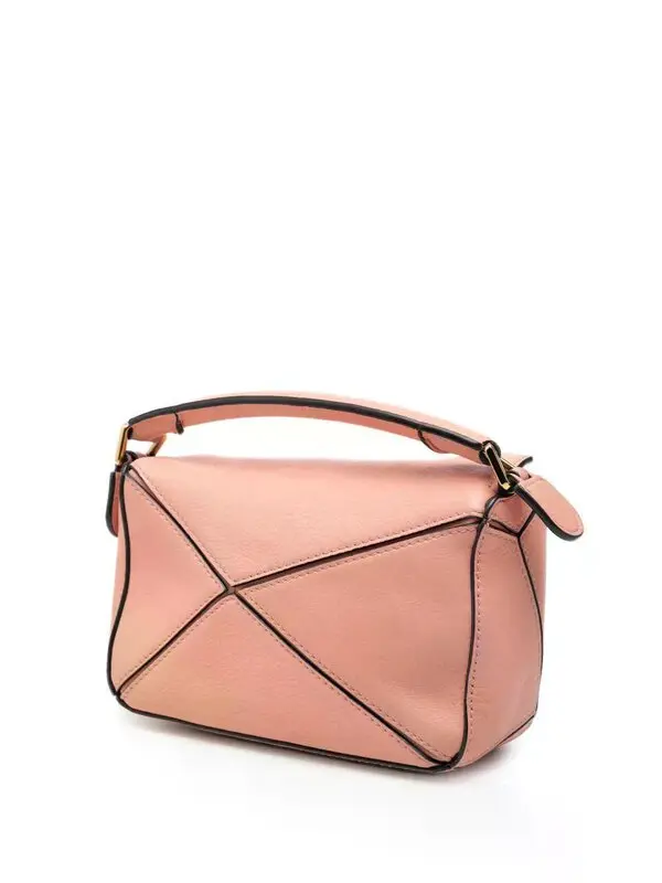 Loewe 2021 Mini Calfskin Puzzle Satchel - Pink