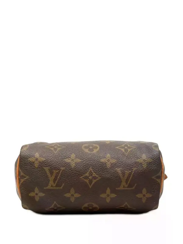 LOUIS VUITTON 1991 Monogram Mini Speedy Hl Satchel - Brown