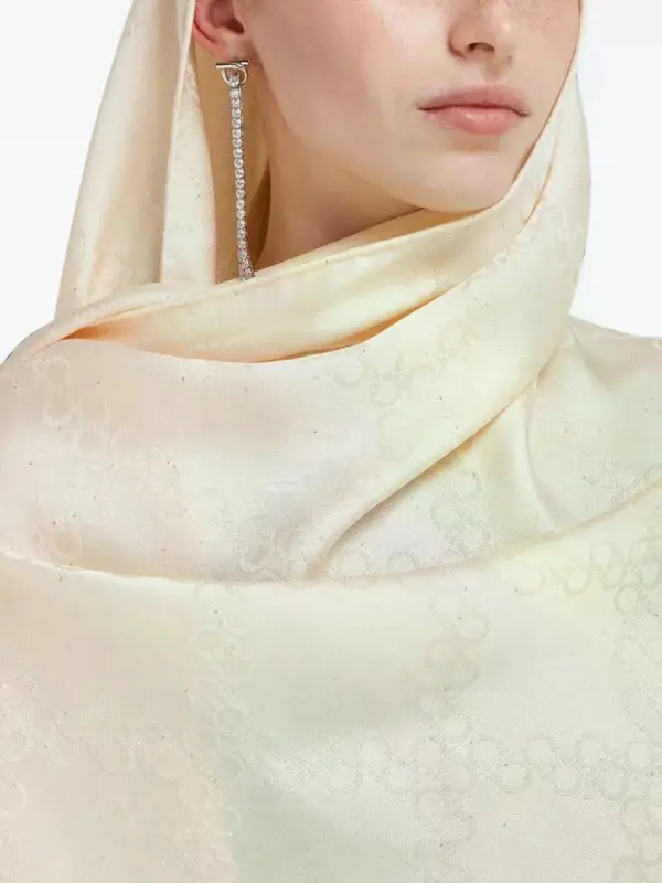 FERRAGAMO Gancini Jacquard Stole