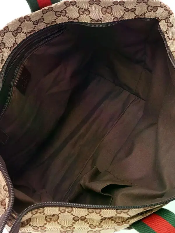 Gucci 2000-2015 Gg Canvas Web Tote Bag - Neutrals