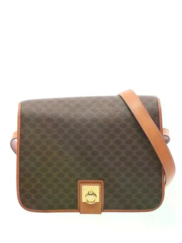 Celine Macadam Coated Canvas Crossbody Bag