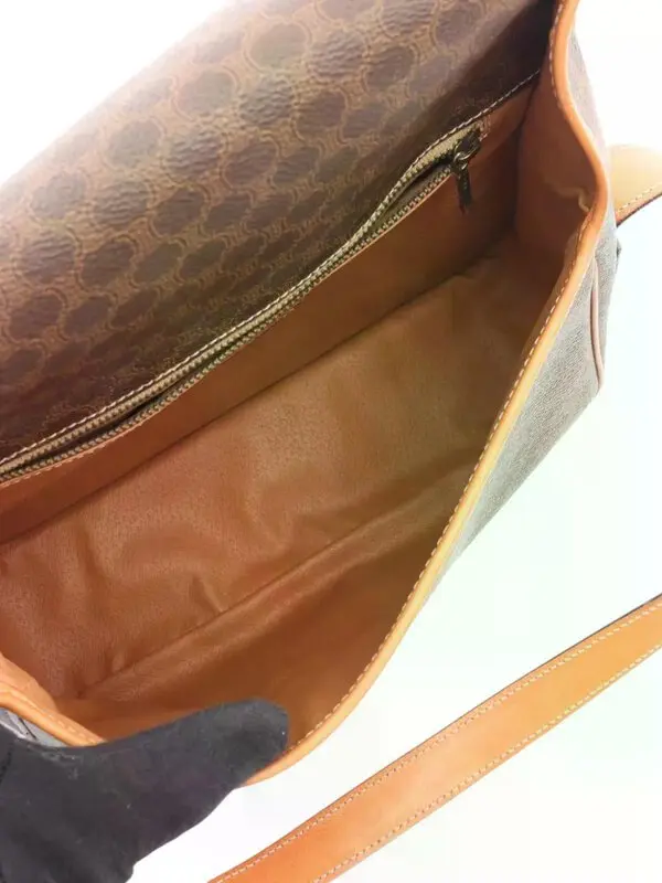 Celine Macadam Coated Canvas Crossbody Bag