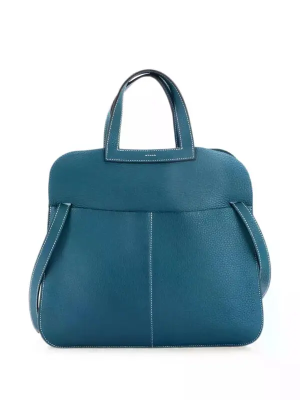 Hermès Halzan Bag Clemence 31 Shoulder Bag - Green