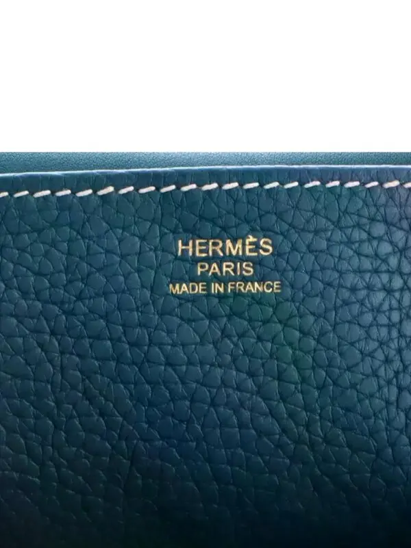 Hermès Halzan Bag Clemence 31 Shoulder Bag - Green