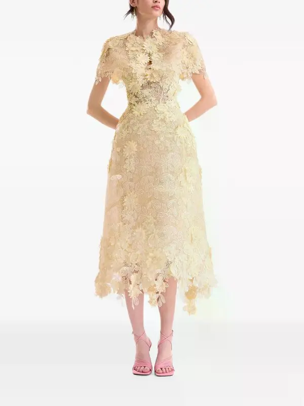 GEMY MAALOUF Floral Lace Bolero