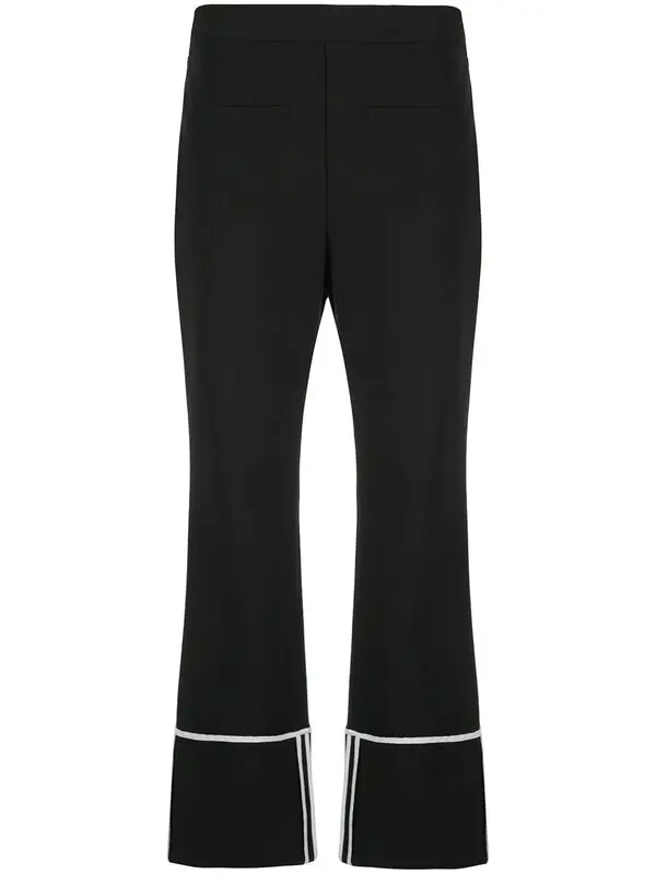 ELLERY Bembe Turn-up Trousers - Black