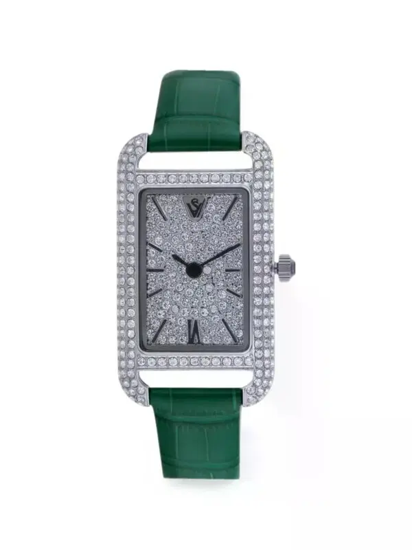 CHRISTIAN VAN SANT Opaline Crystal-embellished 36mm Watch - Silver