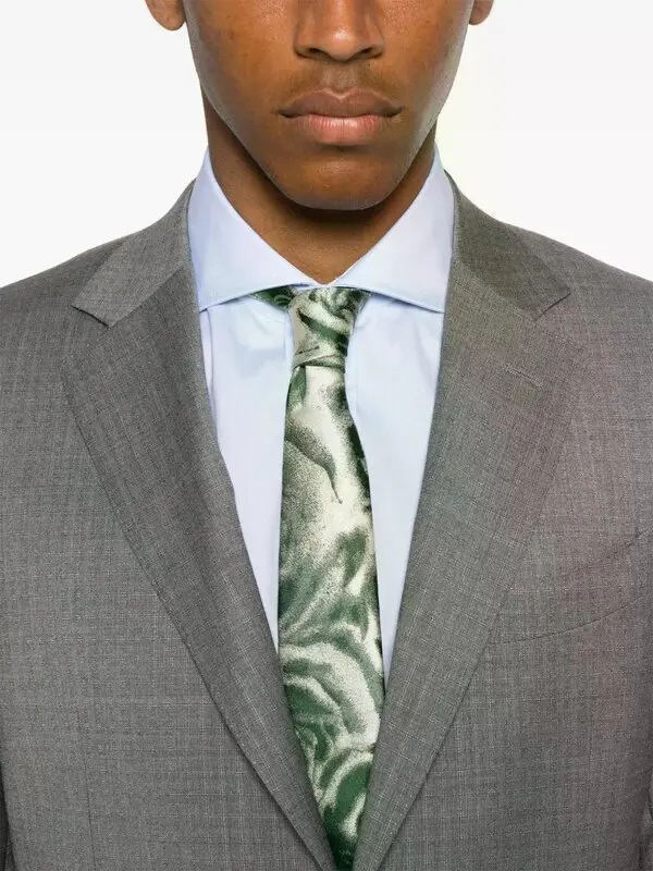 Canali Wool Single-breasted Suit